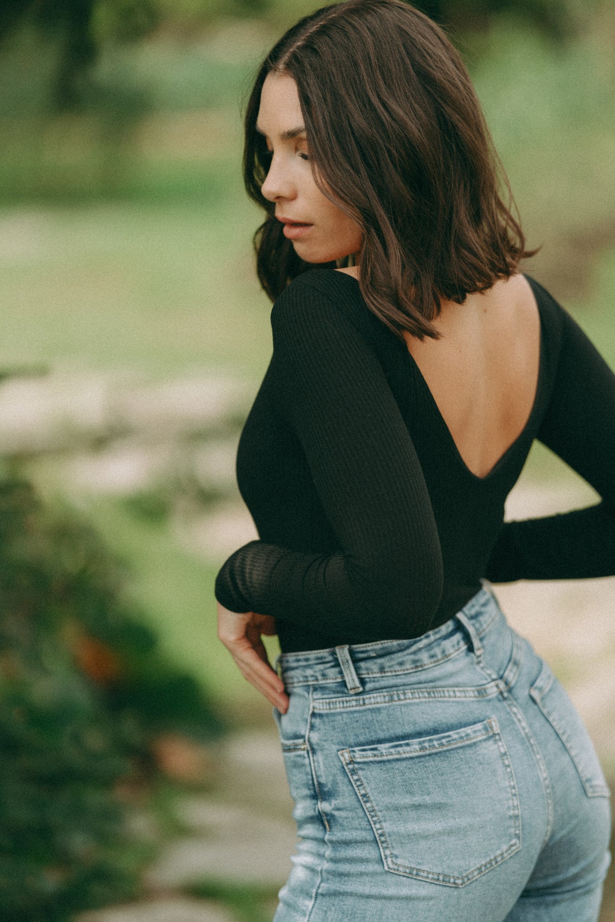 Le body Céline noir | Maline Bodywear